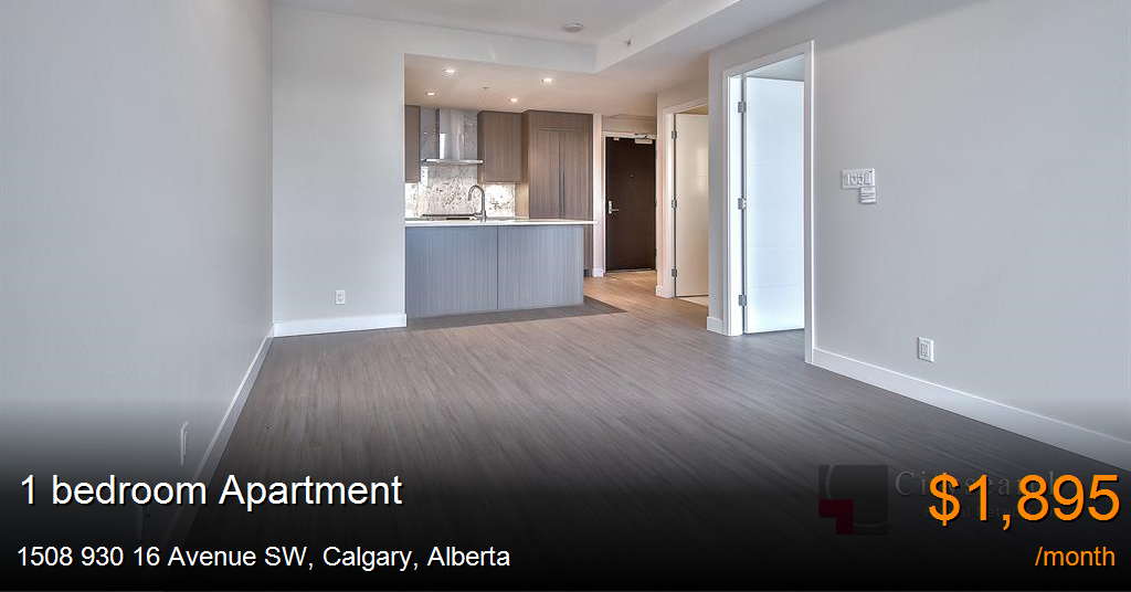 1508 930 16 Avenue SW, Calgary - Apartment for Rent