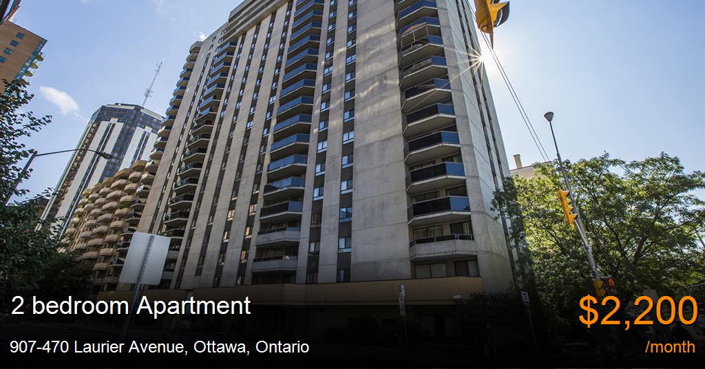 907-470 laurier avenue, ottawa - Apartment for Rent