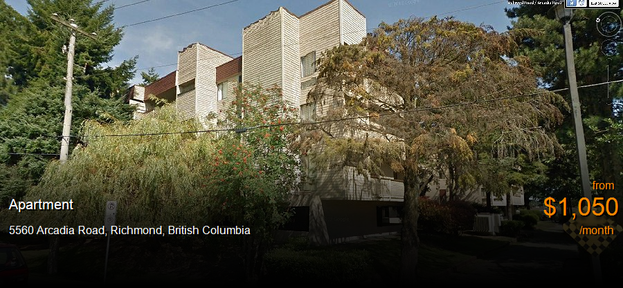 5560 arcadia road, richmond - Apartment for Rent