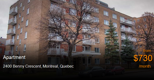 2400 benny crescent, montreal - Apartment for Rent