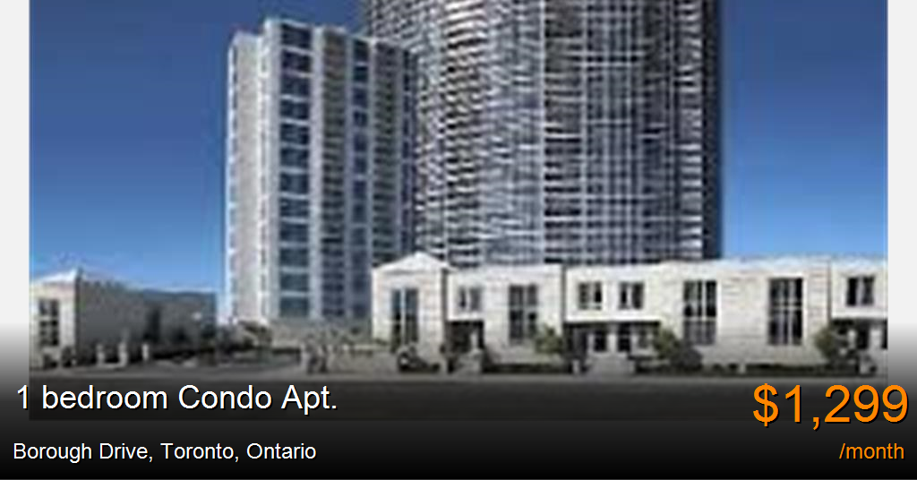 borough drive, toronto - Condo Apt. for Rent