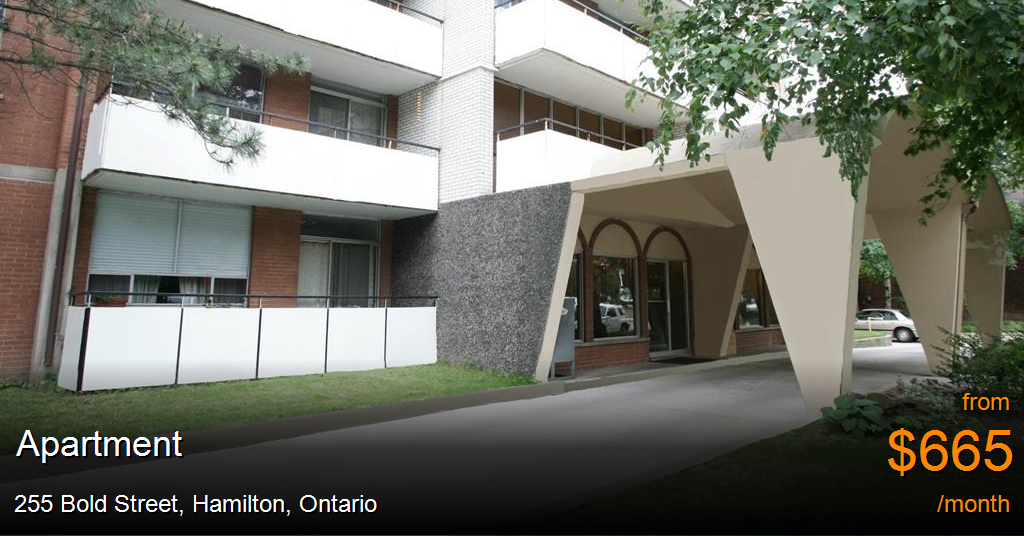 255 bold street, hamilton - Apartment for Rent