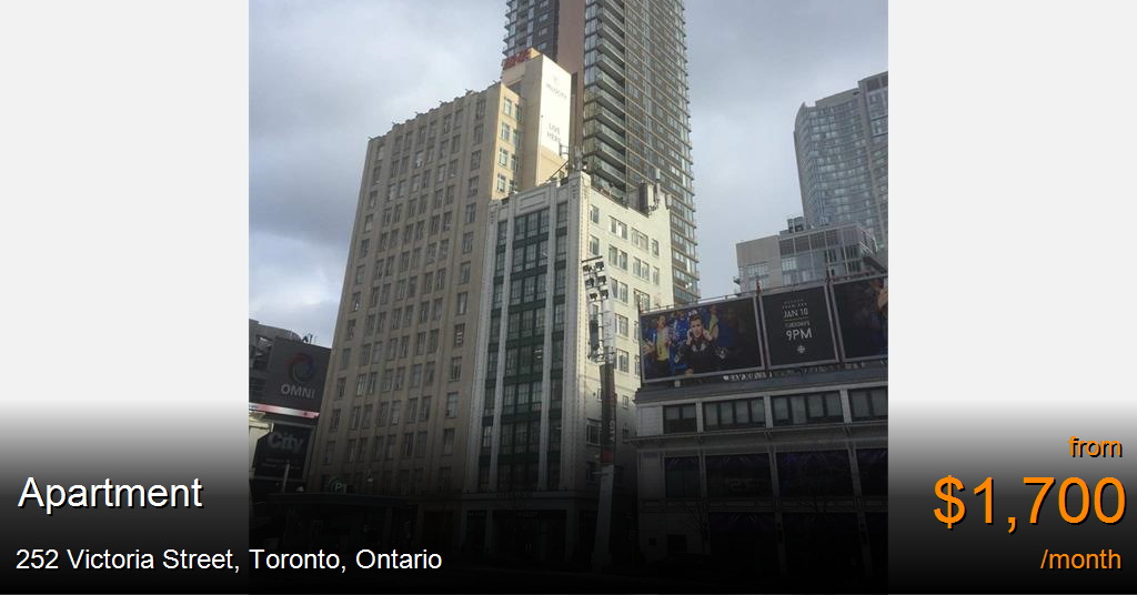252 victoria street, toronto - Apartment for Rent