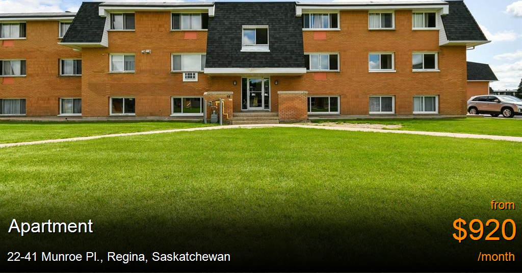 22-41 munroe pl., regina - Apartment for Rent
