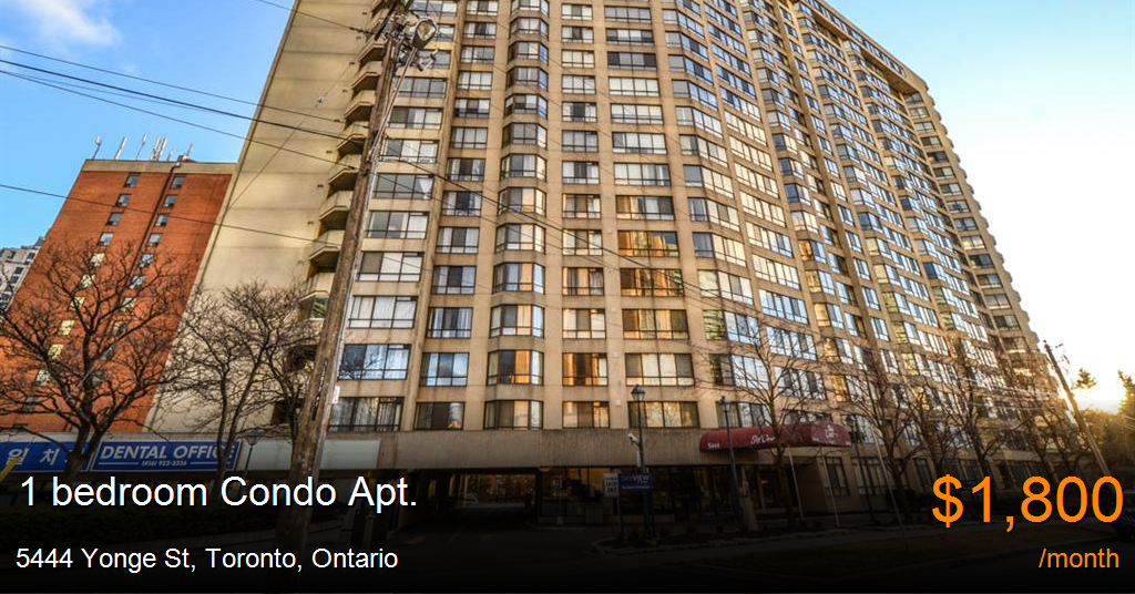 5444 yonge st, toronto - Condo Apt. for Rent