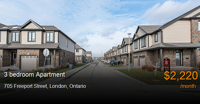 705 Freeport Street, London - Apartment for Rent