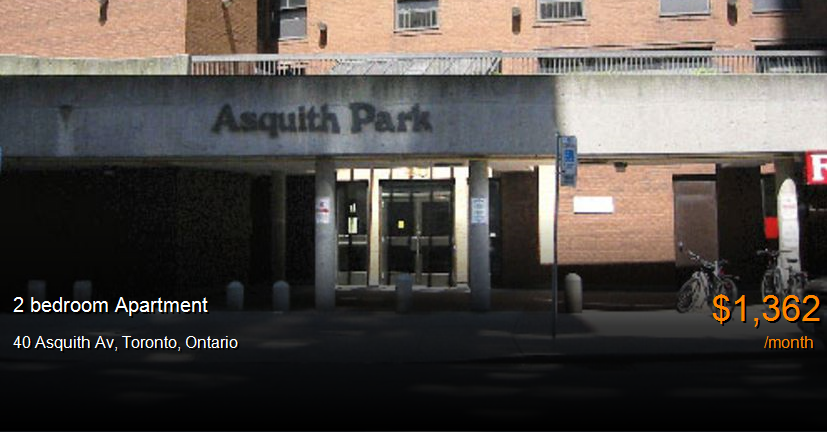 40 asquith av, toronto - Apartment for Rent