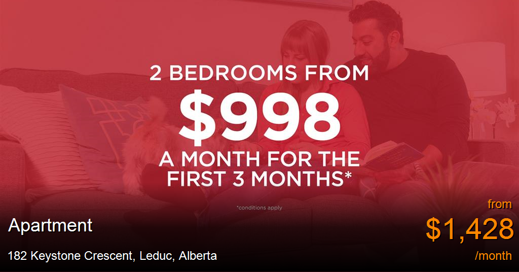 182 keystone crescent, leduc - Apartment for Rent