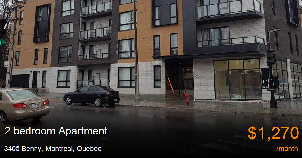 3405 benny, montreal - Apartment for Rent
