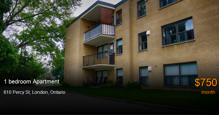 610 percy st, london - Apartment for Rent