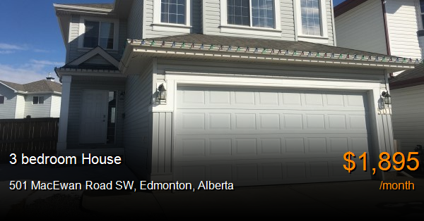 501 macewan road sw, edmonton - House for Rent