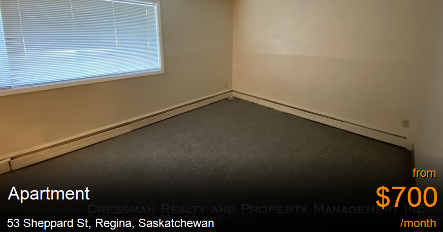 53 sheppard st, regina - Apartment for Rent