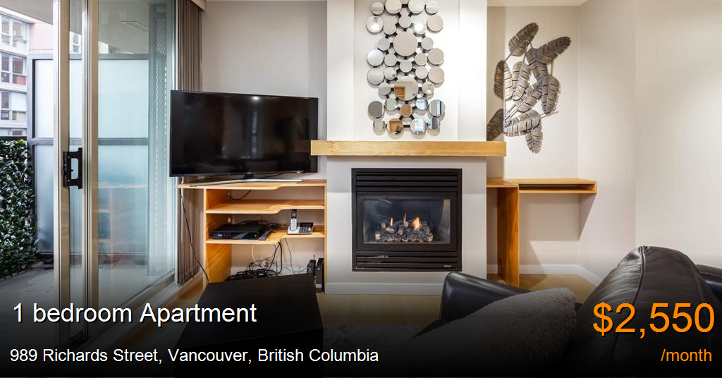 989 richards street, vancouver - Apartment for Rent