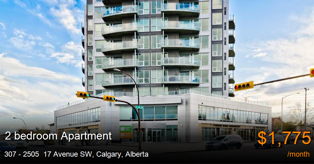 307 - 2505 17 avenue sw, calgary - Apartment for Rent
