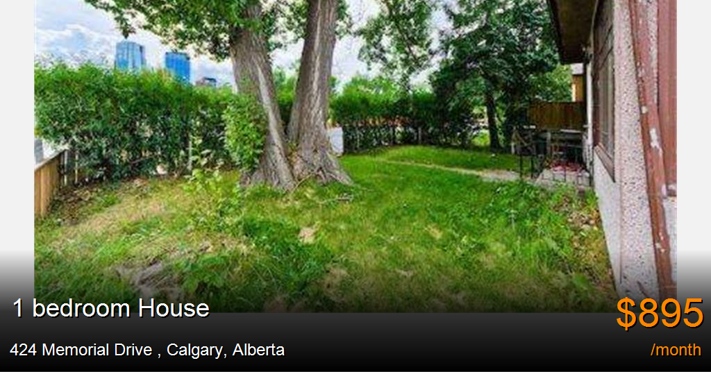 424 memorial drive, calgary - House for Rent