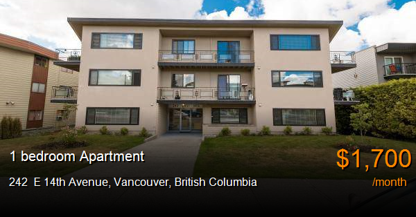 242 e 14th avenue, vancouver - Apartment for Rent