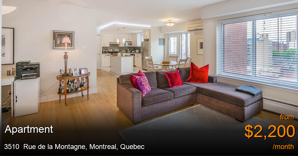 3510 rue de la montagne, montreal - Apartment for Rent