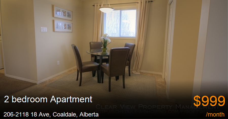 206-2118 18 ave, coaldale - Apartment for Rent
