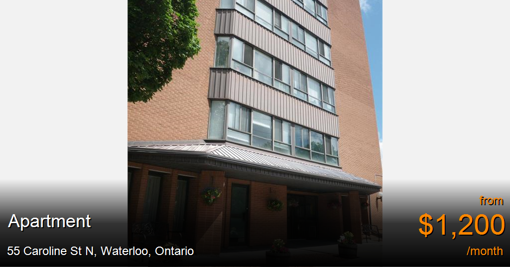 55 caroline st n, waterloo - Apartment for Rent
