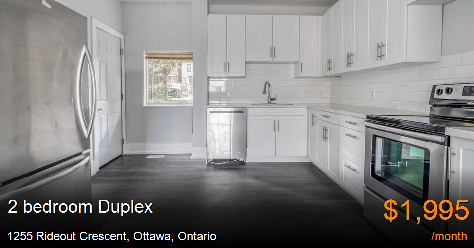1255 rideout crescent, ottawa - Duplex for Rent