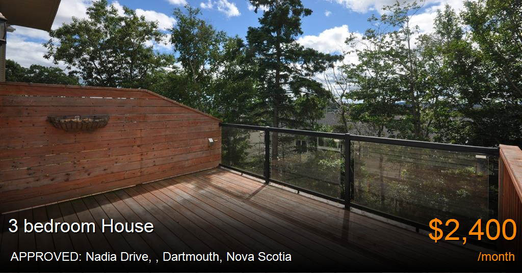 approved: nadia drive,, dartmouth - House for Rent