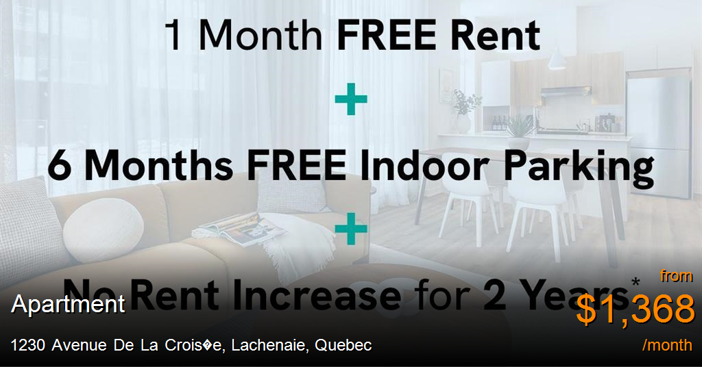1230 avenue de la crois e, lachenaie - Apartment for Rent