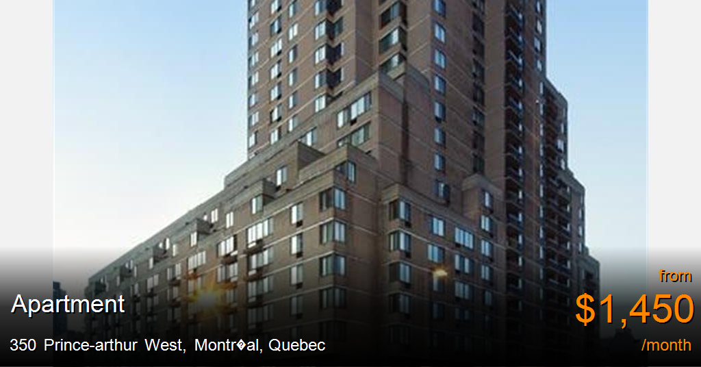 350 prince-arthur west, montr al - Apartment for Rent