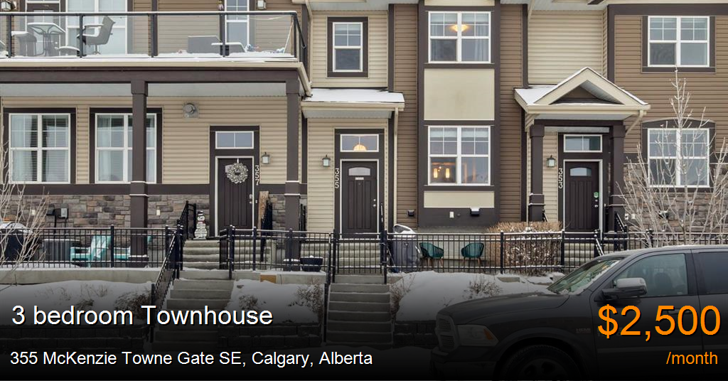 355 mckenzie towne gate se, calgary - Townhouse for Rent