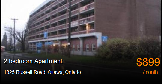 1825 Russell Road, Ottawa - Apartment for Rent -B39378