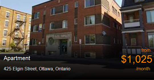 425 elgin street, ottawa - Apartment for Rent