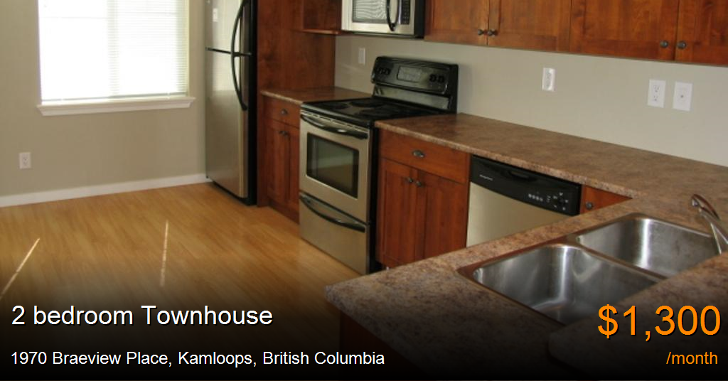 1970 braeview place, kamloops - Townhouse for Rent