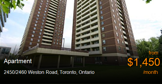 2450/2460 weston road, toronto - Apartment for Rent