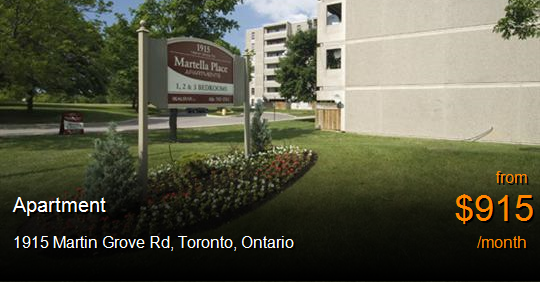 1915 martin grove rd, toronto - Apartment for Rent