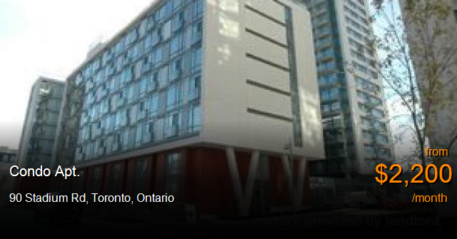 90 stadium rd, toronto - Condo Apt. for Rent