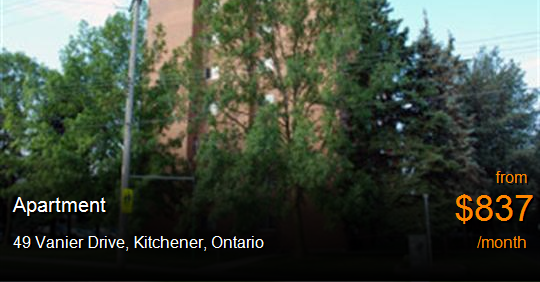 49 vanier drive, kitchener - Apartment for Rent
