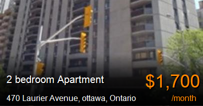 470 laurier avenue, ottawa - Apartment for Rent