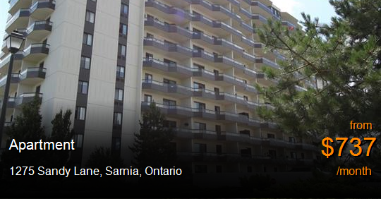 1275 sandy lane, sarnia - Apartment for Rent