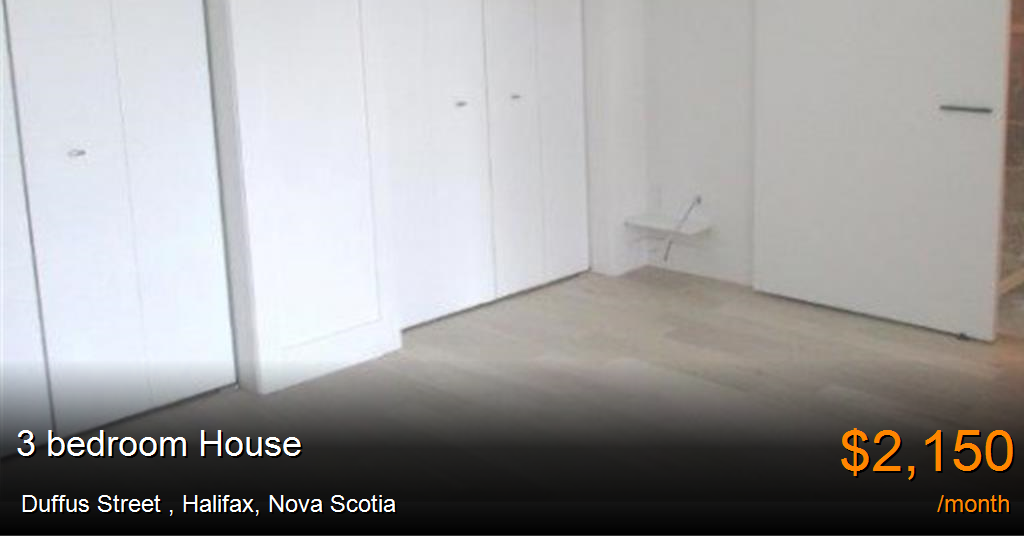 duffus street, halifax - House for Rent