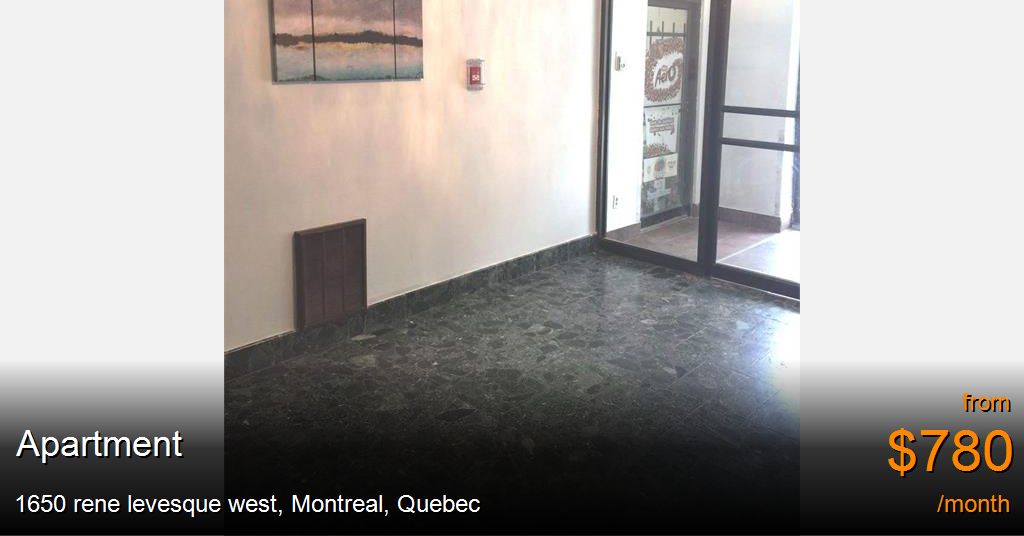 1650 rene levesque west, montreal - Apartment for Rent