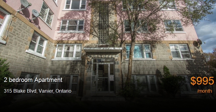 315 blake blvd, vanier - Apartment for Rent