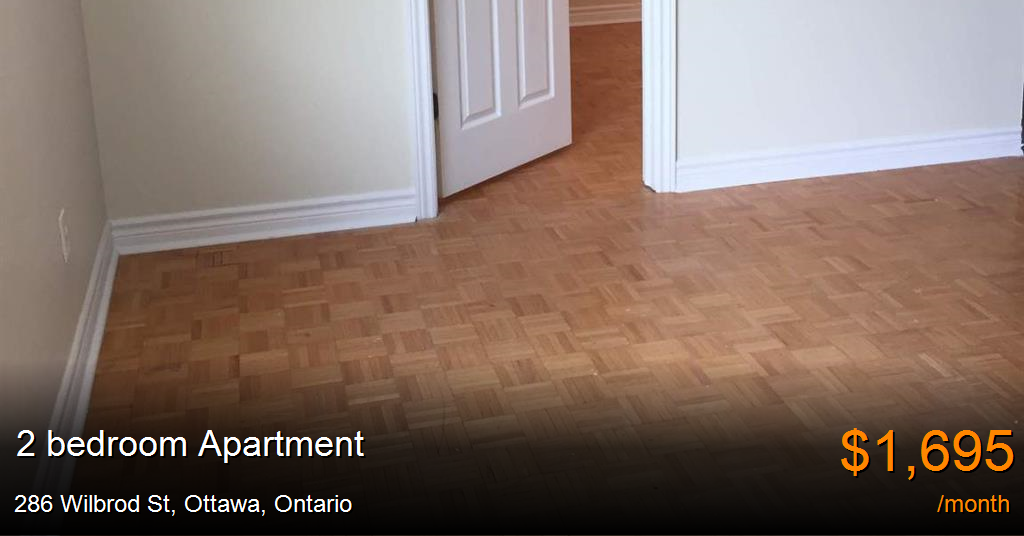 286 wilbrod st, ottawa - Apartment for Rent