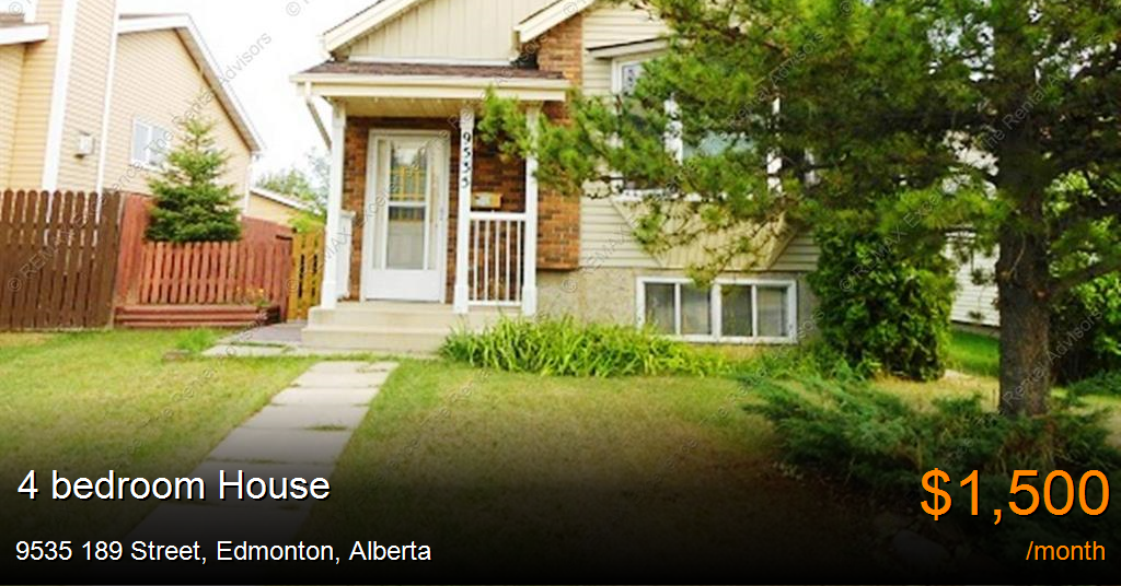 9535 189 street, edmonton - House for Rent