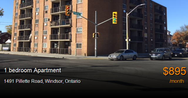 1491 pillette road, windsor - Apartment for Rent