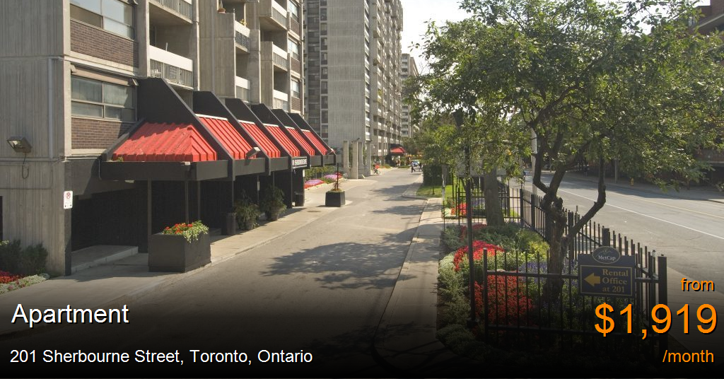 201 Sherbourne Street Toronto Apartment For Rent